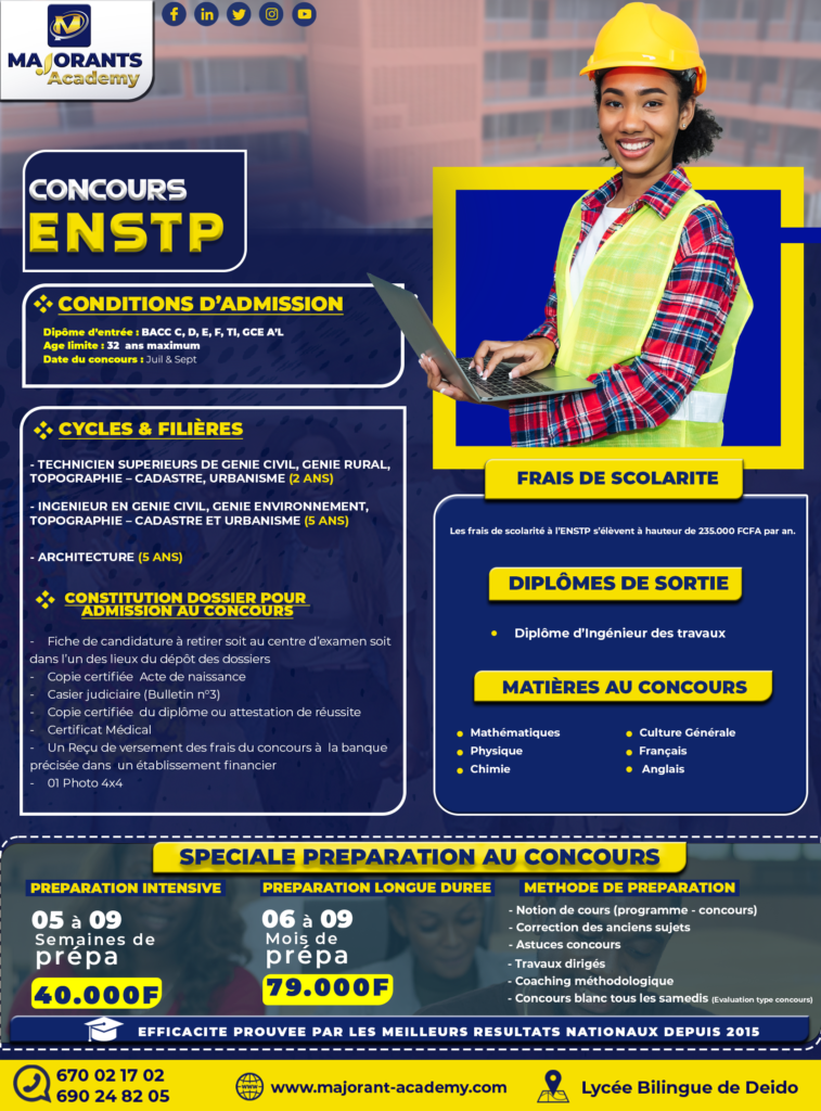ENSTP - MAJORANTS Academy